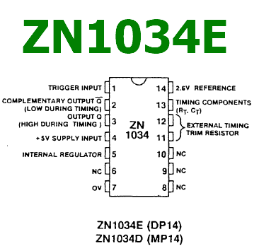 ZN1034E PDF - Precision Counter Timer